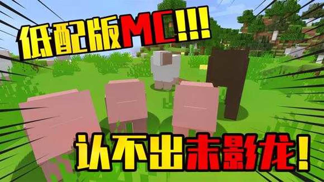 我的世界极限生存:一款神奇的材质包!你一定没见过的低配版MC!
