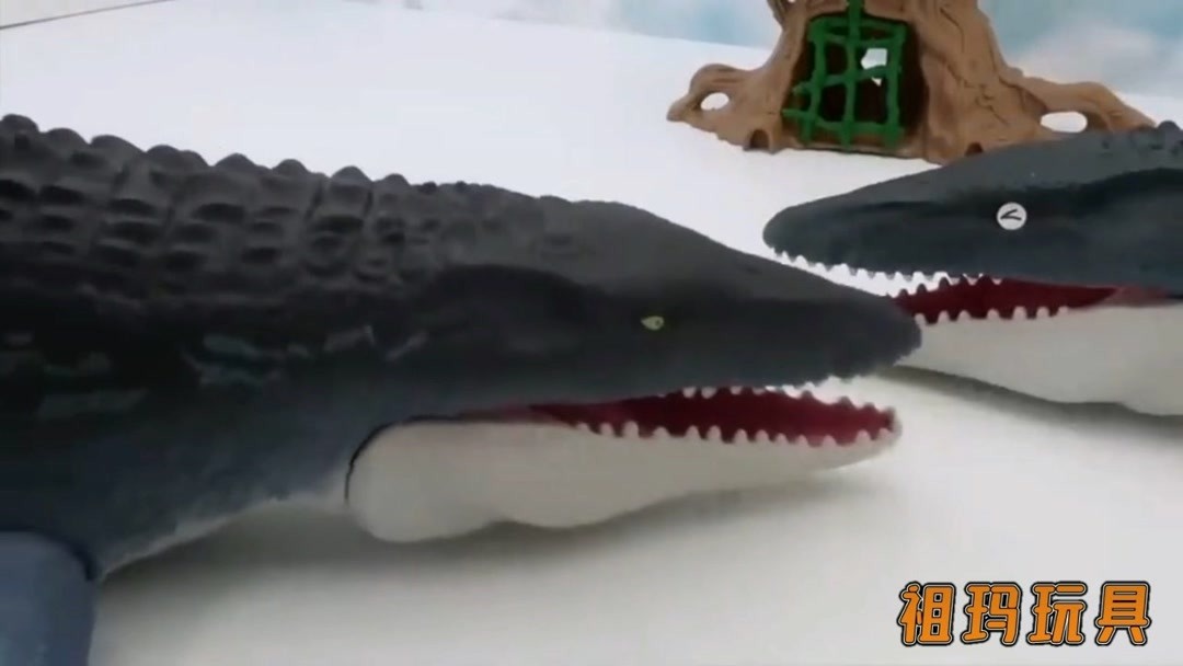 恐龙猎人大冒险 第2季 第10集 恐龙世界的两条大鳄鱼