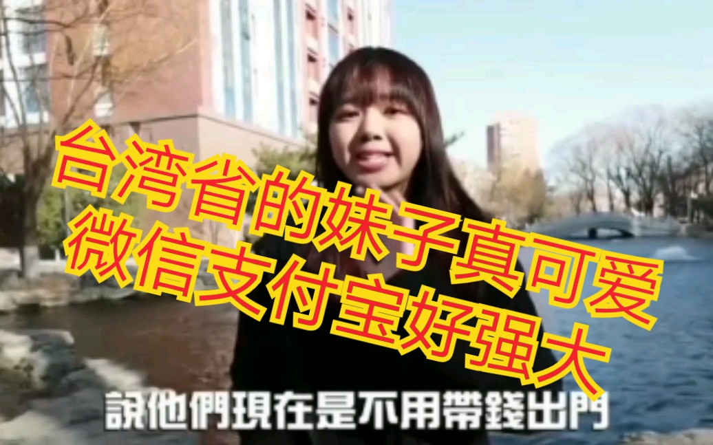 台湾省女孩不信微信支付的便利,体验后才发现自己才是土包子!