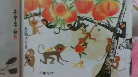 小不点喜爱中国画,文房四宝渲染民族的味道