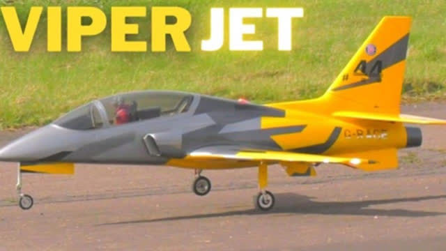 如此强大的RC涡轮飞机,模型也做得太精致