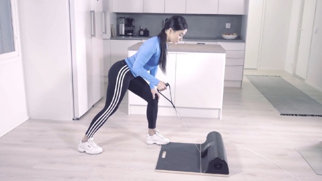 国外发明一款健身器材,随时都能锻炼,能完成各种健身项目