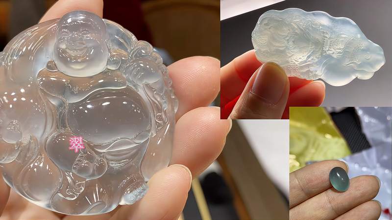 这才是真正的玻璃种翡翠,老板开100多万大家看值吗?小梅也惊呆