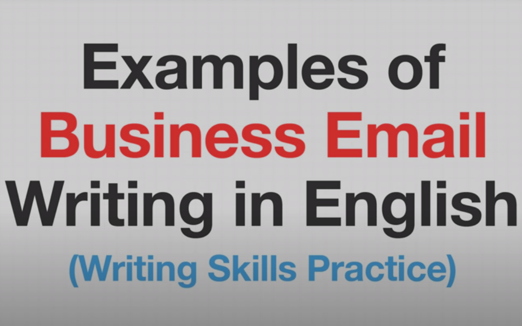 英语商务正式邮件书写例Examples of Business Email Writing in English...