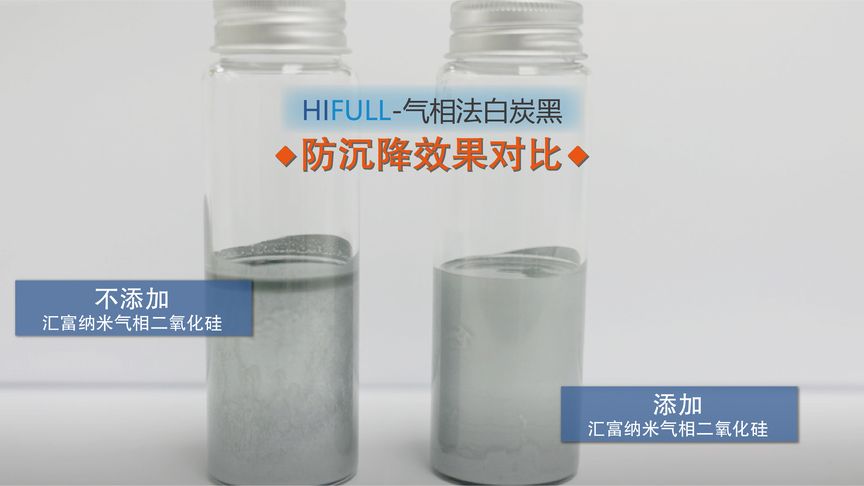 沉降不再,美观均匀,气相二氧化硅功能之防沉降