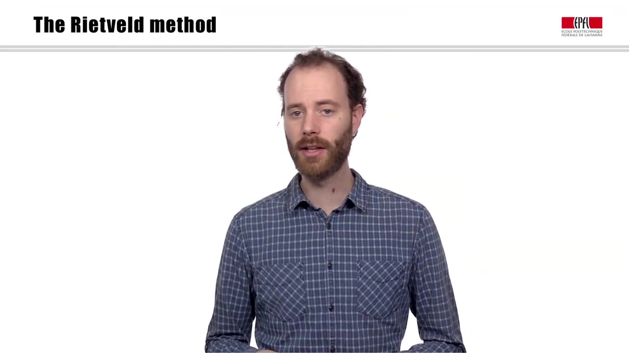 XRD精修 - The Rietveld method - Highscore教程