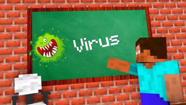 我的世界:him老师普及新冠病毒预防知识!