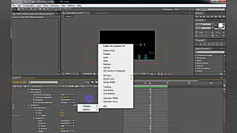 AE教程:炫酷运动模糊文字动画(下)after effect入门教程