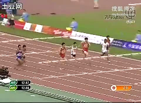 刘翔13秒09破亚运记录成就三连冠