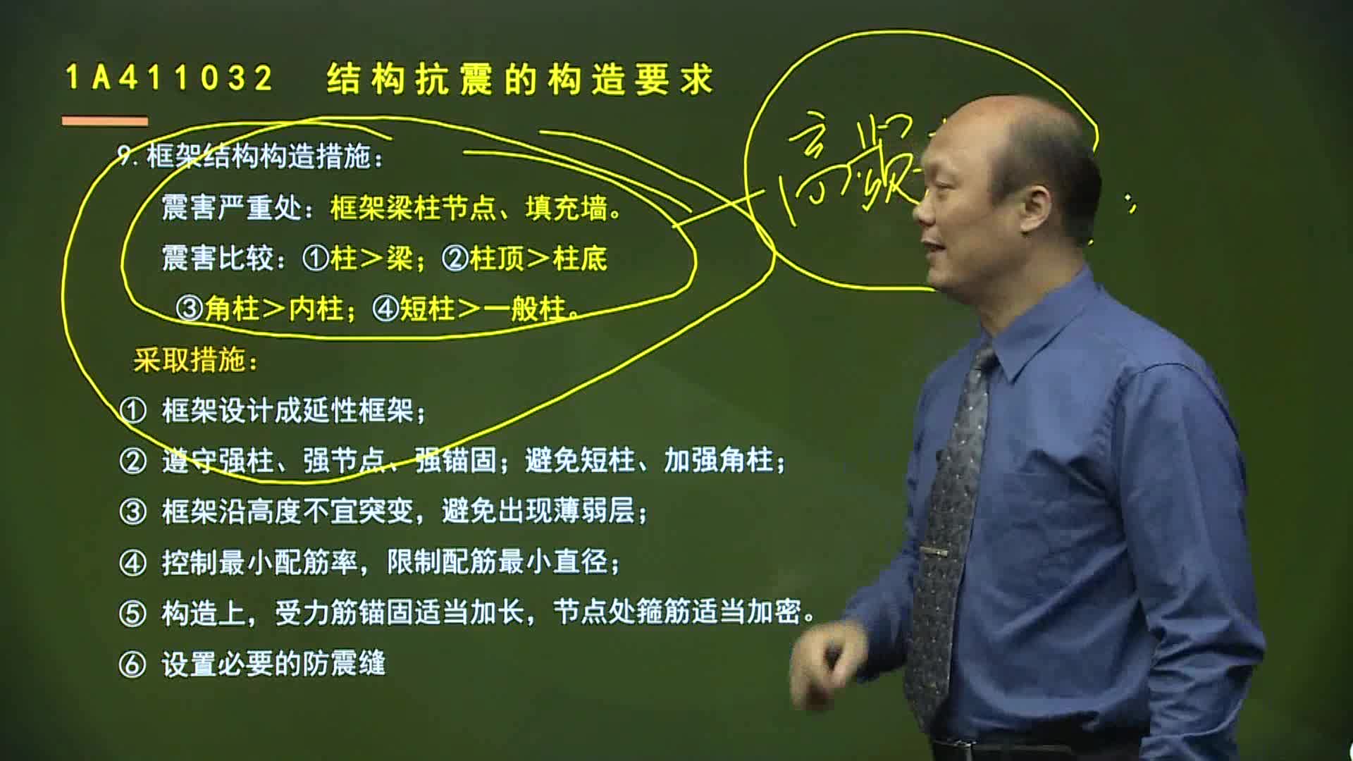 来学网来学教育建筑实务结构构造要求精讲班-框架结构构造措施