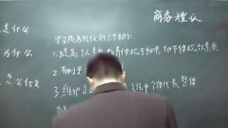 镐京 会计1108班 杨攀 商务礼仪 是什么