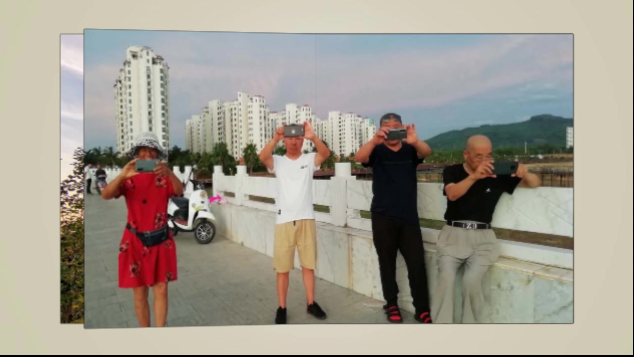 会声会影制作翻页相册-《海南春天》摄影娱乐小群的师生和他们的...