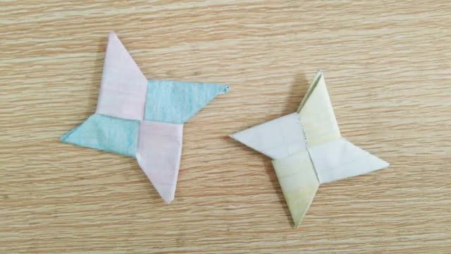 折纸手工,来做一个简单又飞得远的飞镖,小朋友都很喜欢