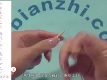怎么用粗毛线织围巾视频教程a单桂花针编织(2)a粗线织围巾教程