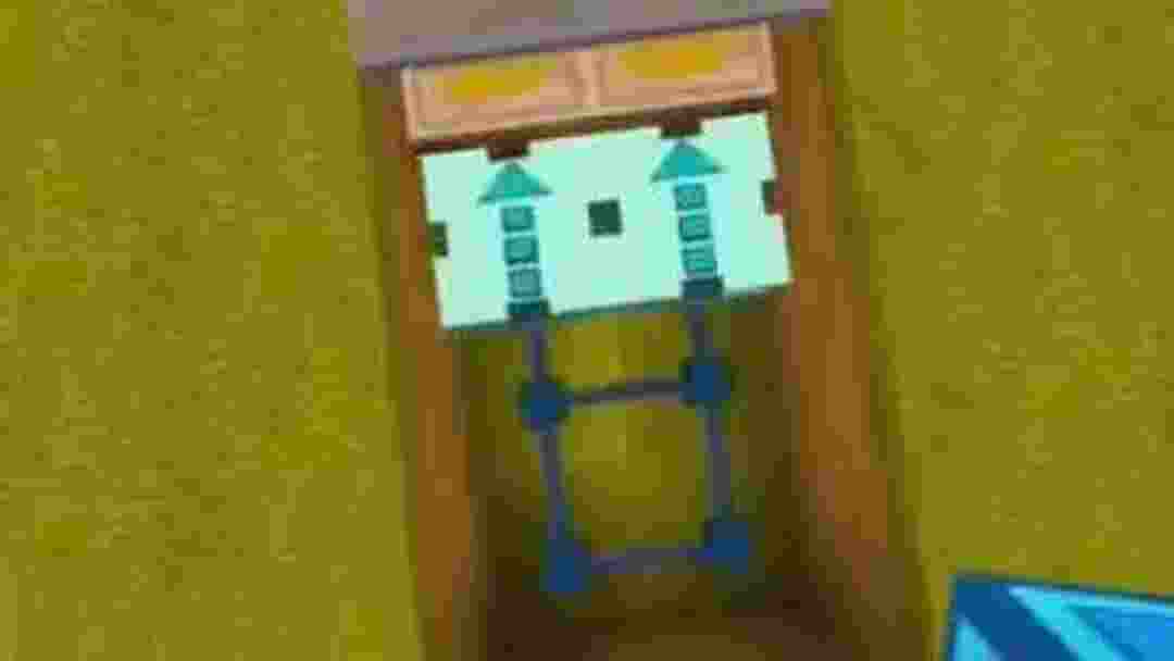 迷你世界:弹簧方块门教程!一起来做吃鸡地图!