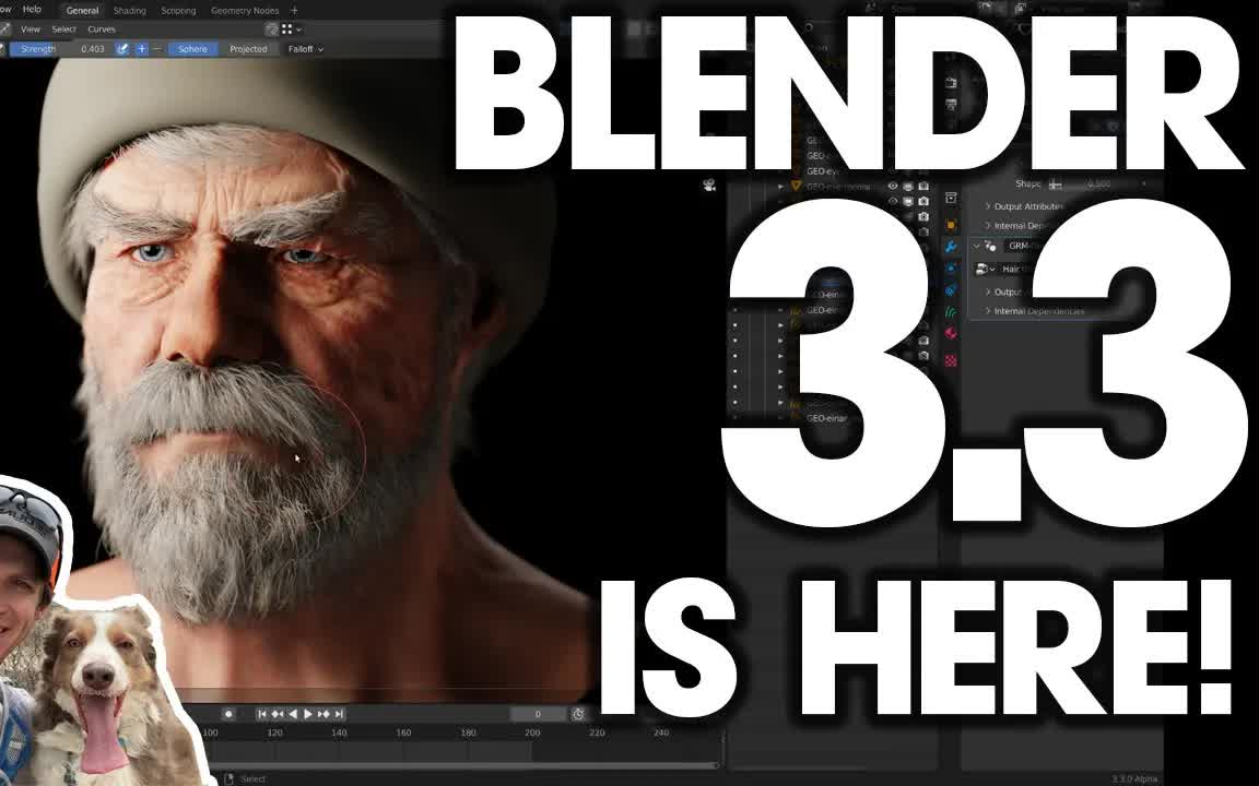 blender3.3 发布了,大师和你聊聊新功能,