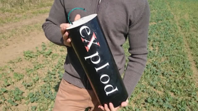 直径20厘米的大鞭炮爆炸,是什么效果