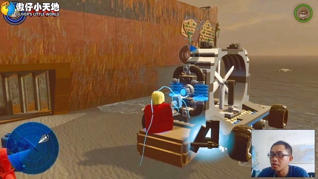 乐高漫威复仇者联盟第1部-33破解轮船入口的密码,登上丘吉尔轮船