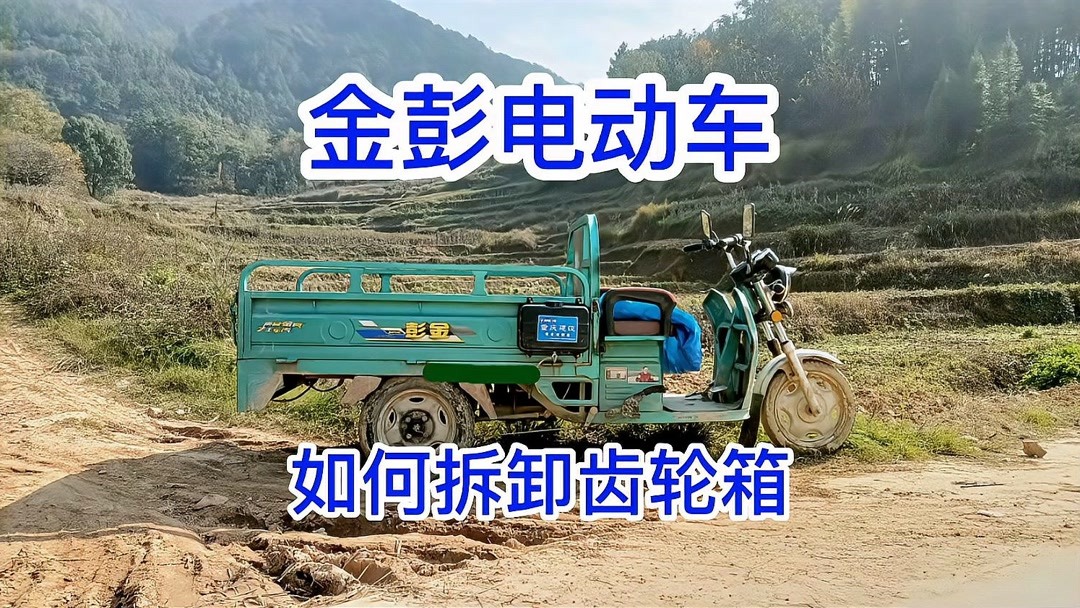 金彭电动车!如何正确拆卸齿轮箱?满意修车教学!