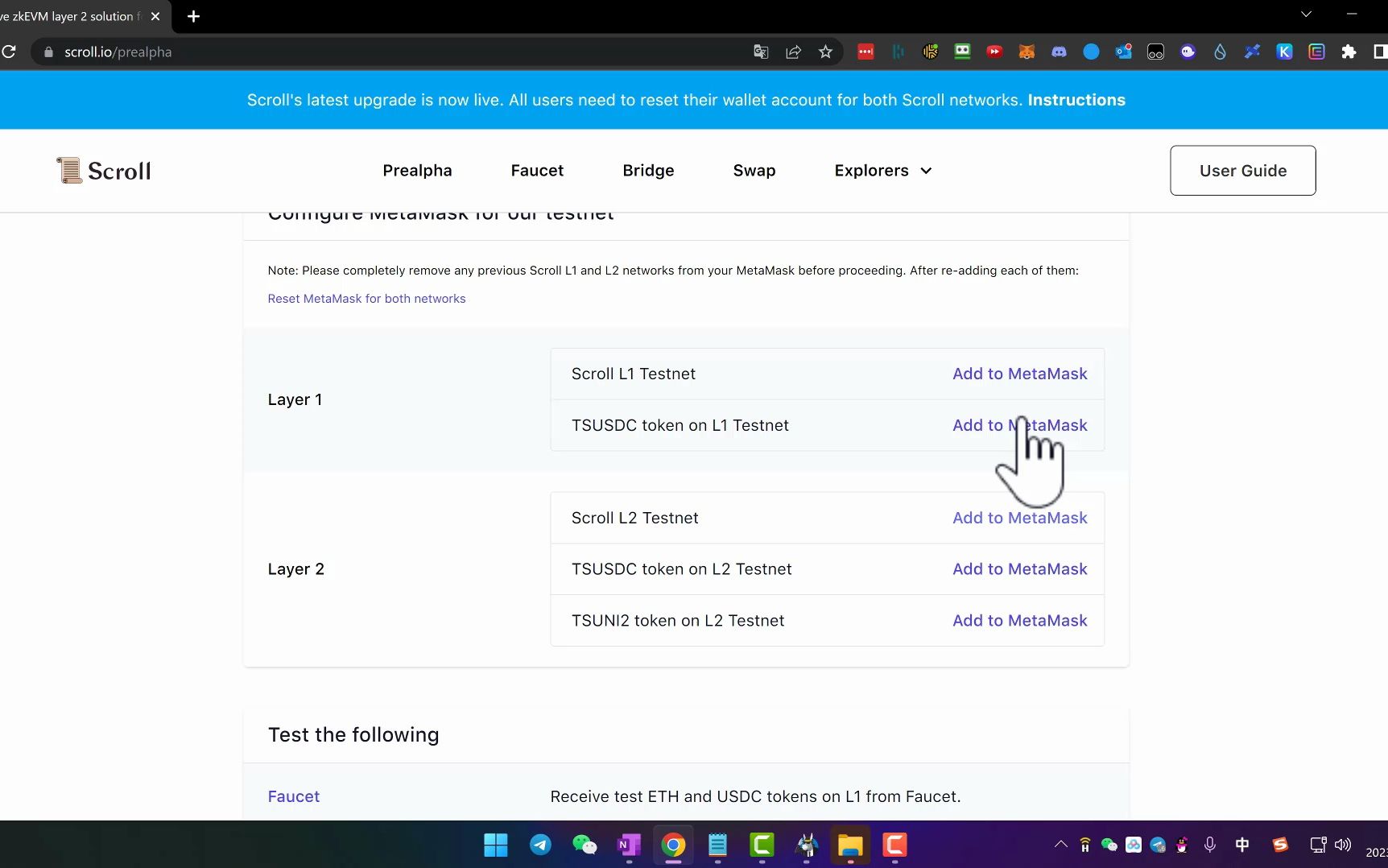 【潜在空投】V神亲自点赞发推的项目【scroll 测试网教程】给我狠狠撸...
