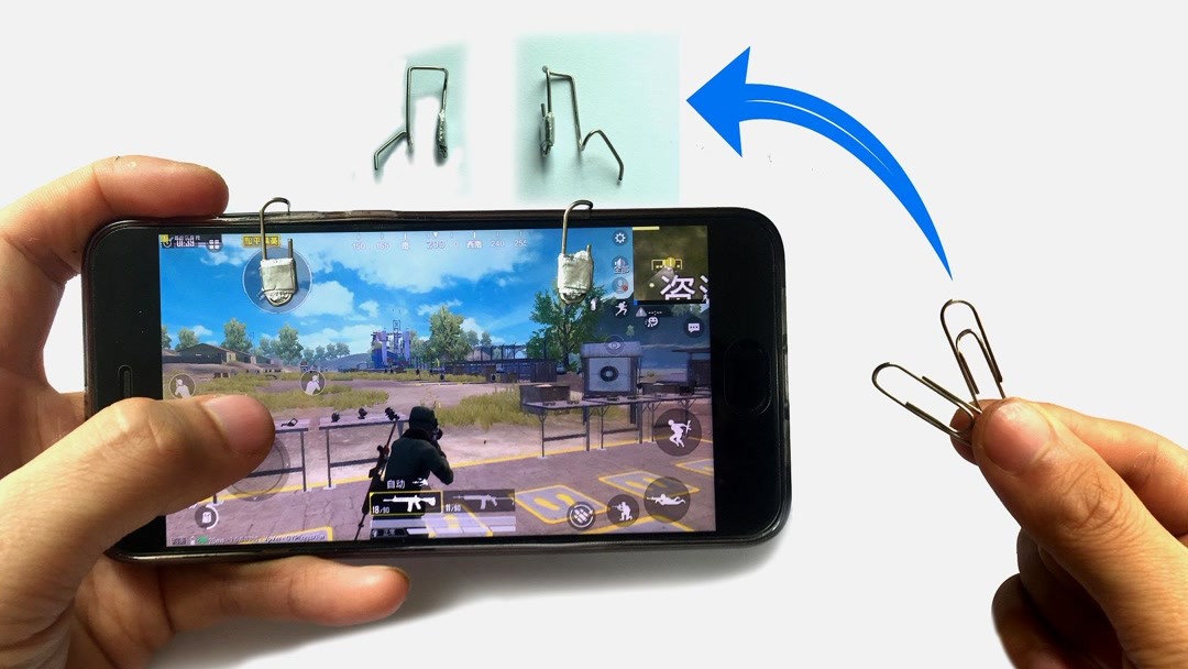 生活小妙招,教你用回形针,制作手机游戏和平精英吃鸡神器