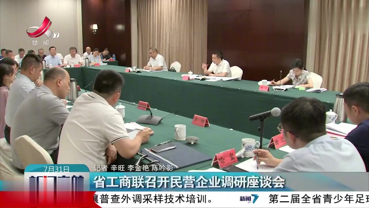 省工商联召开民营企业调研座谈会