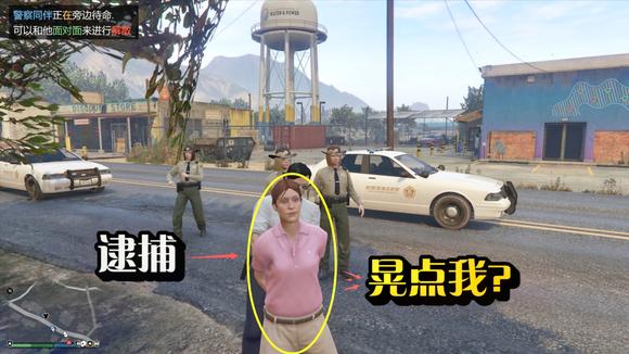 GTA5模拟警察:跑了8公里之远,就为了听你说句话?我逮捕你
