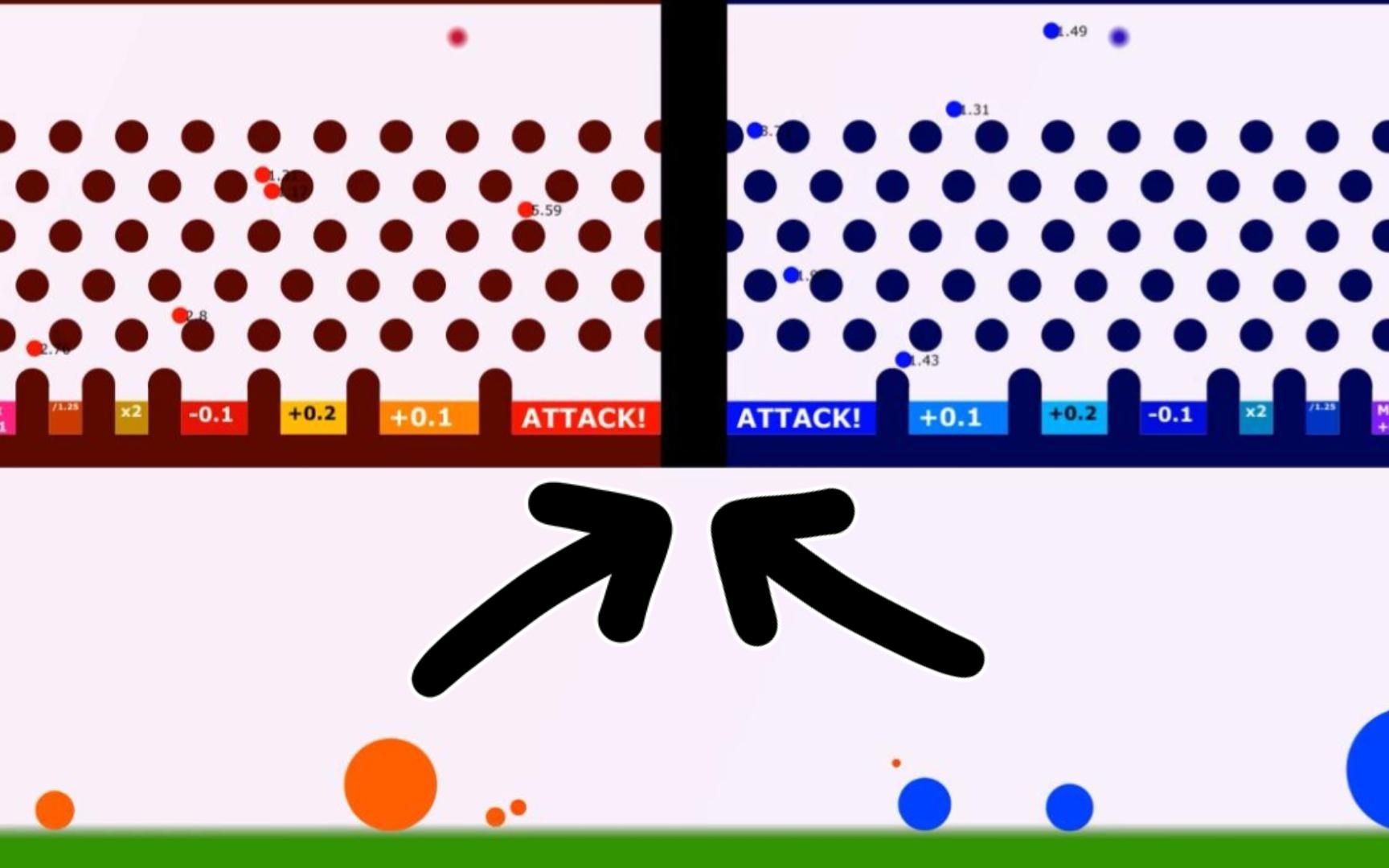[Algodoo]狭路相逢勇者胜!红蓝球的保护基地赛!