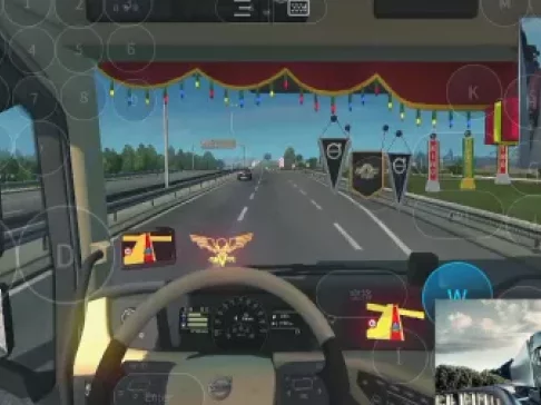 欧洲卡车模拟2(旧版): 拉着布雷科货车去荷兰著名城市鹿特丹市交货