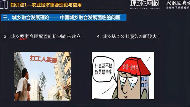 高级经济师农业经济——中国城乡融合发展面临的问题