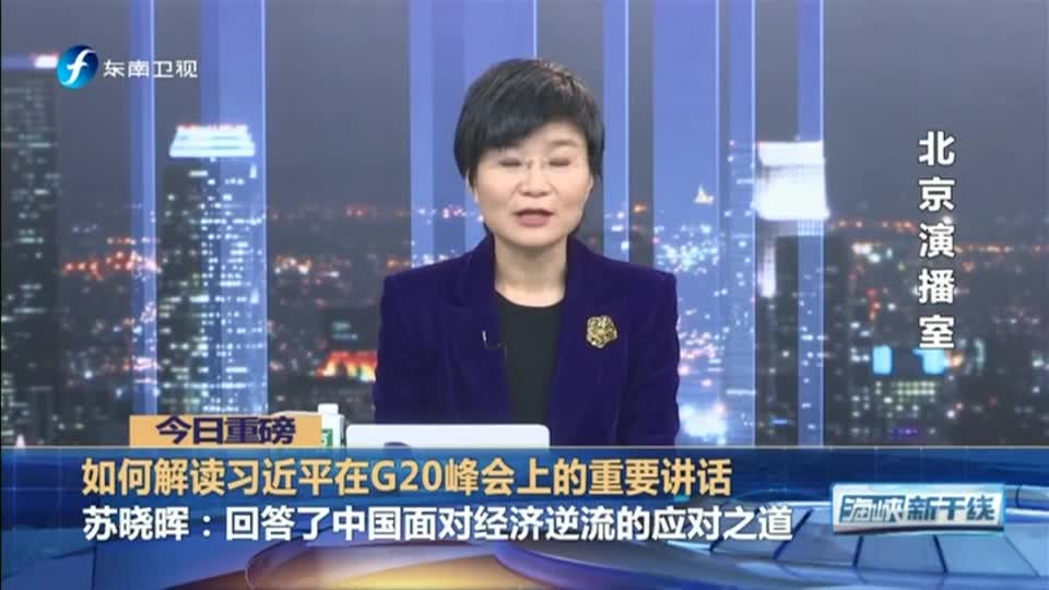 海峡新干线:苏晓晖:就中国在世界经济中发挥的作用提出想法!