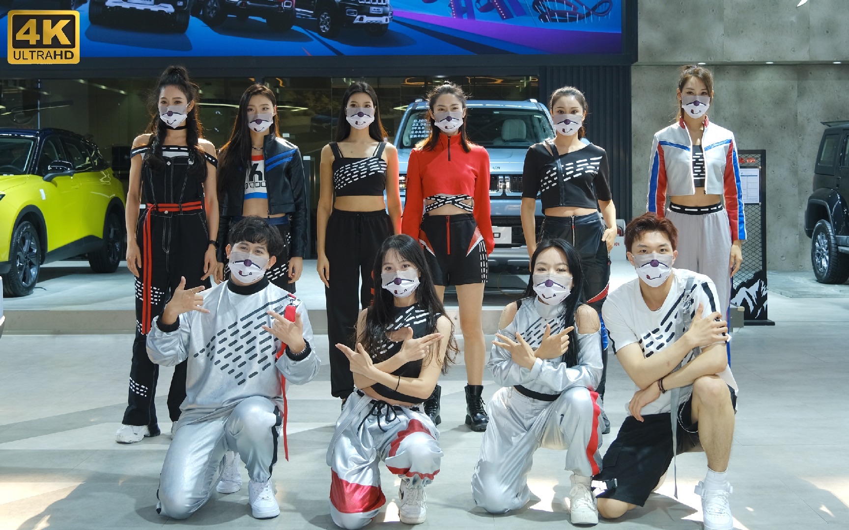 2022年12月,北京展台帅哥美女舞蹈 南宁车展4K