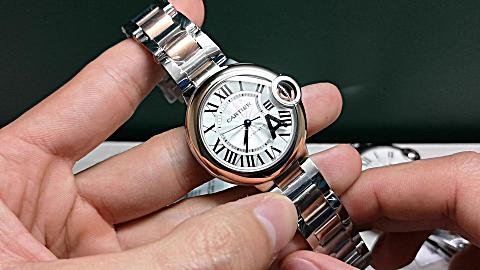 卡地亚蓝气球手表33mm 卡地亚女款手表