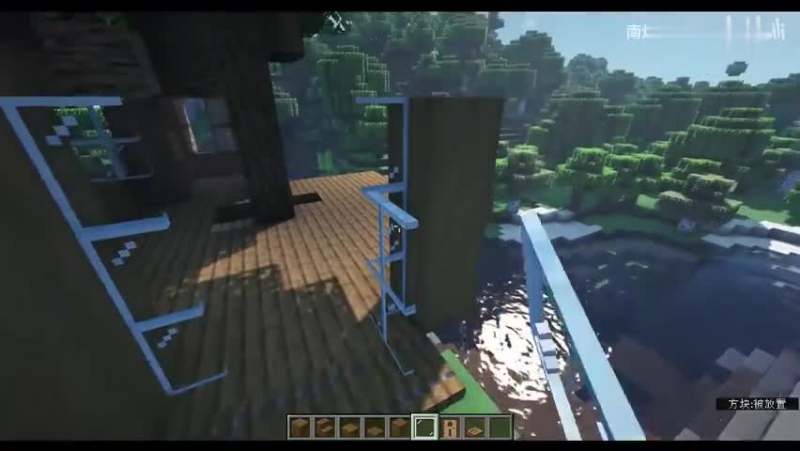 活动作品「南烛」我的世界简单小树屋生存向1.14建筑教程