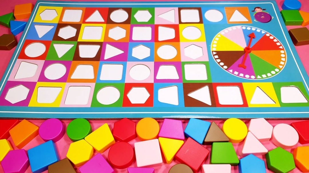 儿童动画:学习三维形状和颜色有趣动画