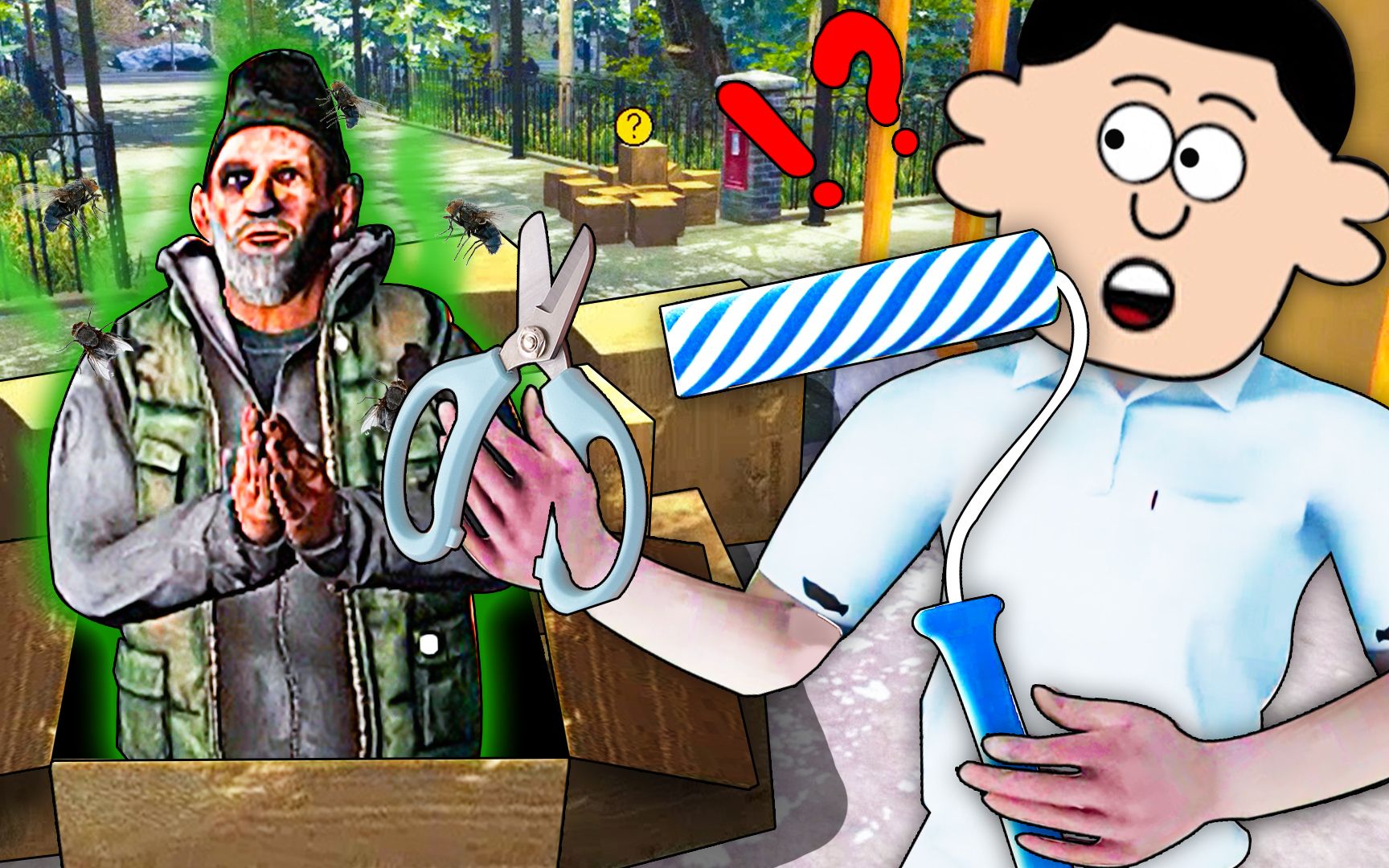 咖啡馆模拟器 答辩咖啡馆营业咯!顾客必须进到厕所才能点答辩餐