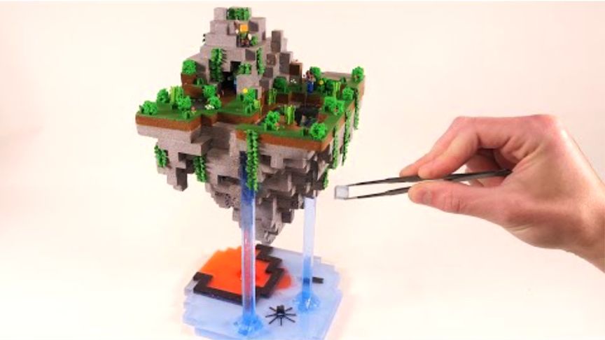 【场景模型——漂浮岛微景】