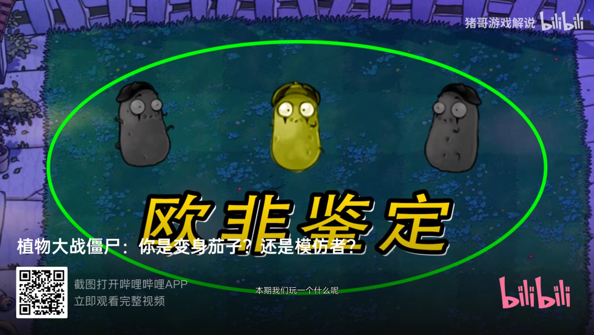 【欧非鉴定】植物大战僵尸