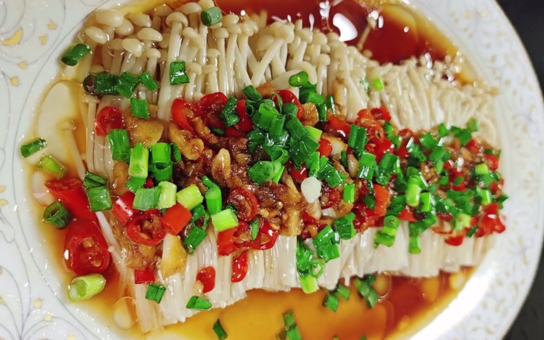 蒜蓉金针菇做法教程进来学会