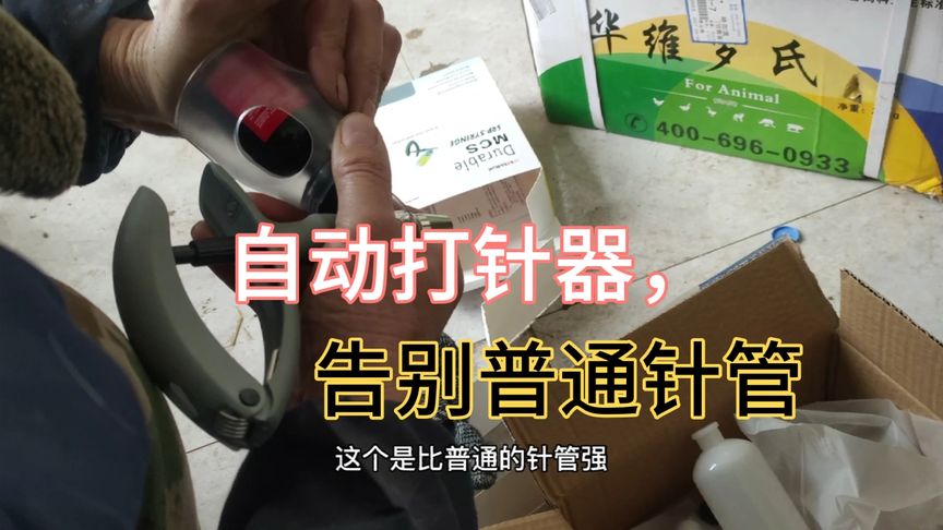 大规模养殖场必备神器,自动打针器