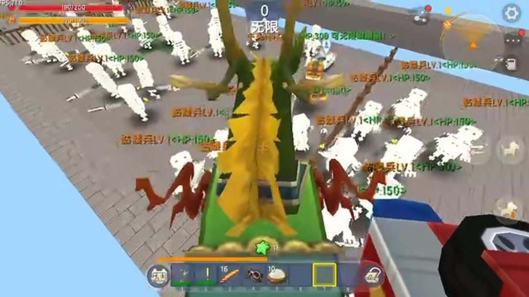   迷你世界:贪玩传奇半仙开局一把刀从南天门砍到死神老窝