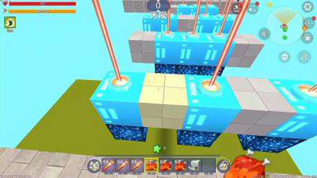 迷你世界:说好的一滴血跑酷,重生之后怎么就成100滴血了呢