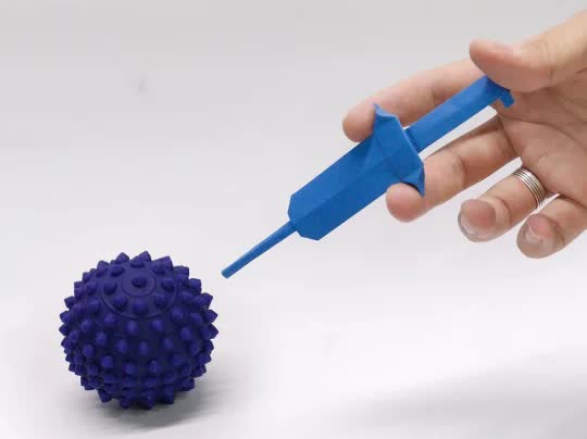 简单好玩的折纸玩具针管!