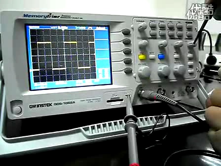 6固纬数字存储示波器GDS-1000A探棒补偿步骤