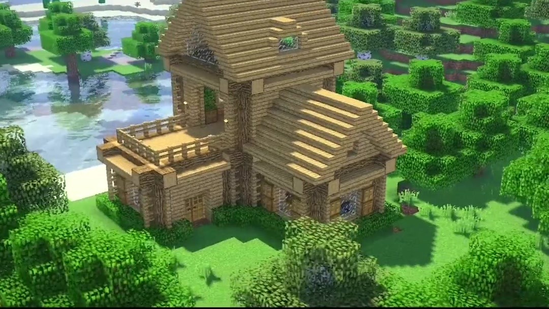 我的世界:制作豪华小木屋