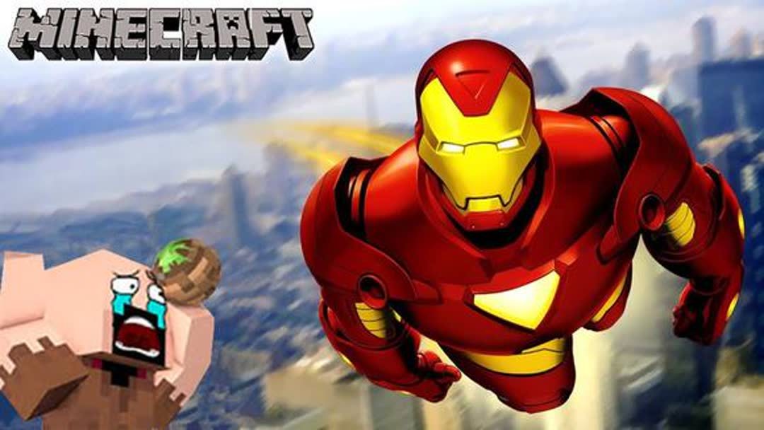 大海解说 我的世界 搞笑整蛊坑爹模组与自定义钢铁侠