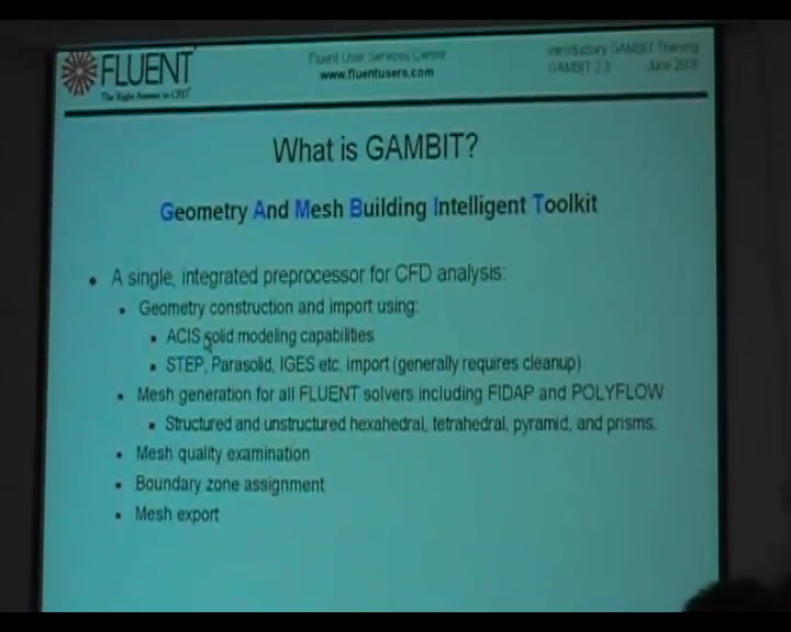 FLUENT GAMBIT 公司内部培训课程 全17讲 视频教程