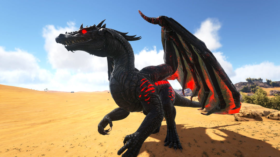 方舟生存进化:憨憨部落 53 捕捉空中霸主超巨型喷火龙