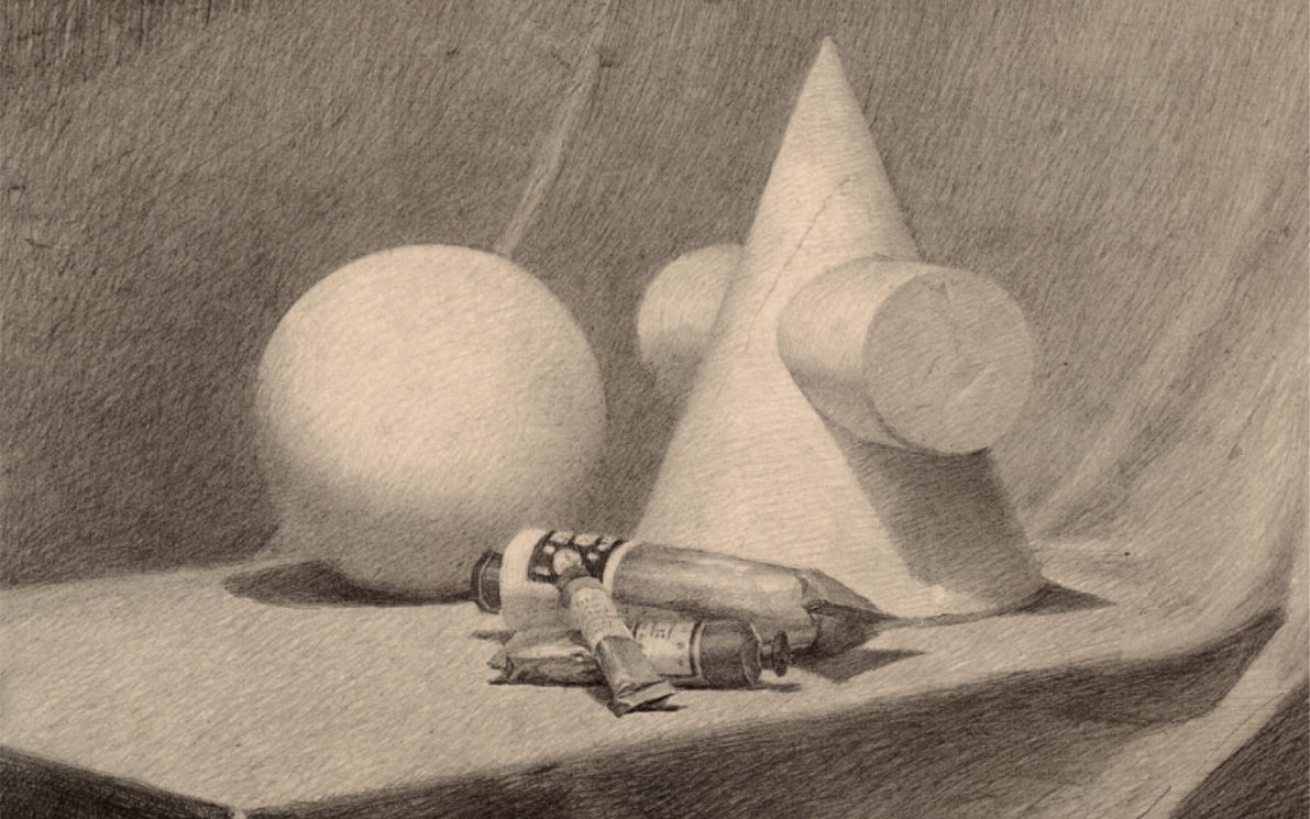 素描几何形体的学习太重要了‼️只可惜大多数人都只是走走过场,...