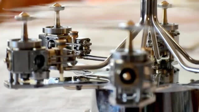 这才叫机械牛人,自制无人机模型,可惜不能起飞只能收藏